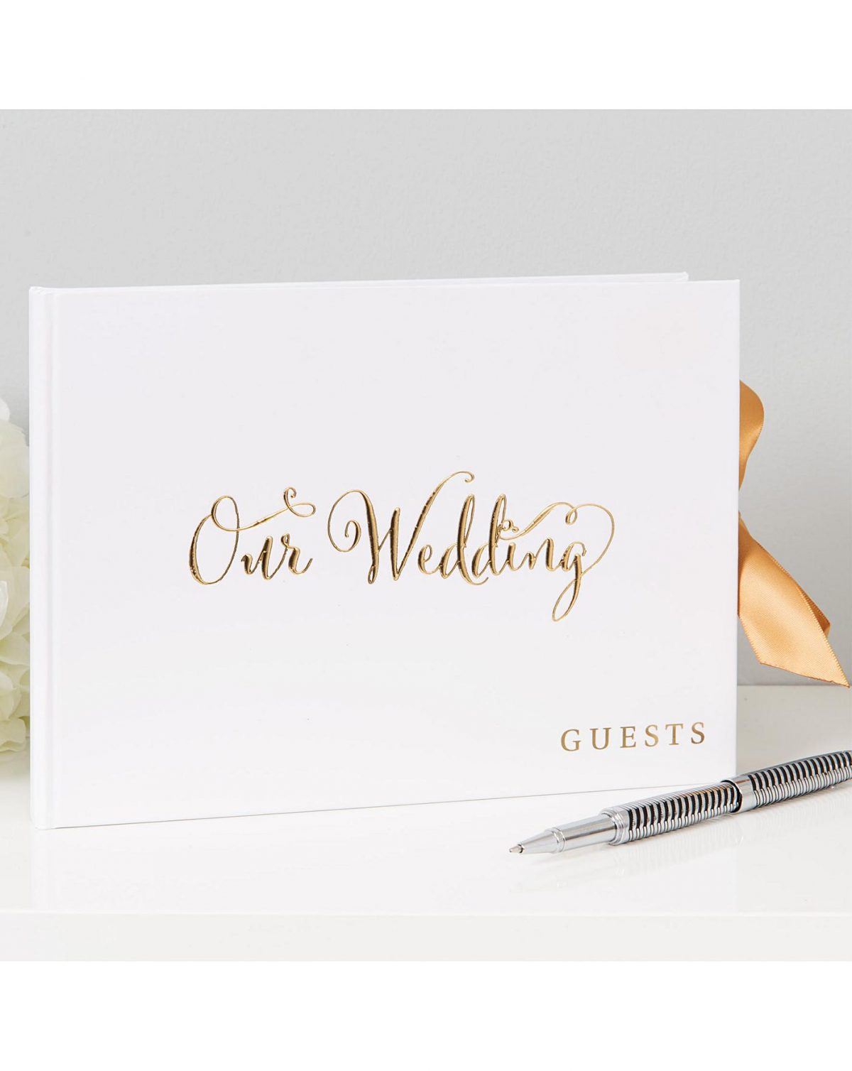 Gold Script Guest Book - To Have & to Hold