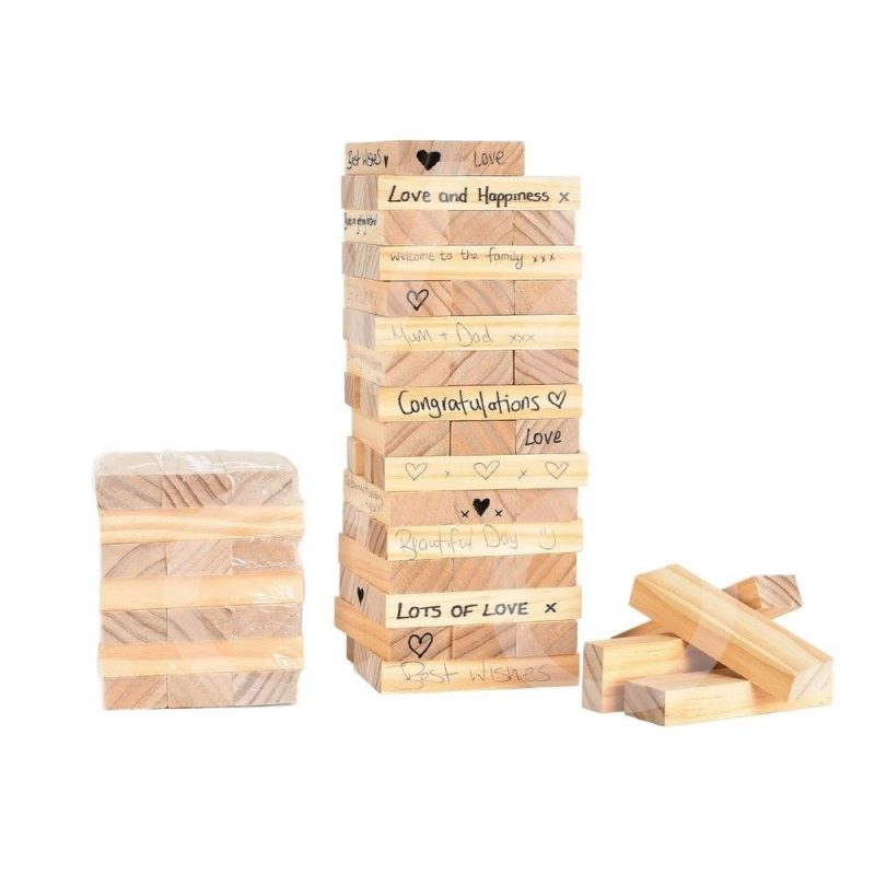 Love Story Jenga Guest Book - To Have & to Hold